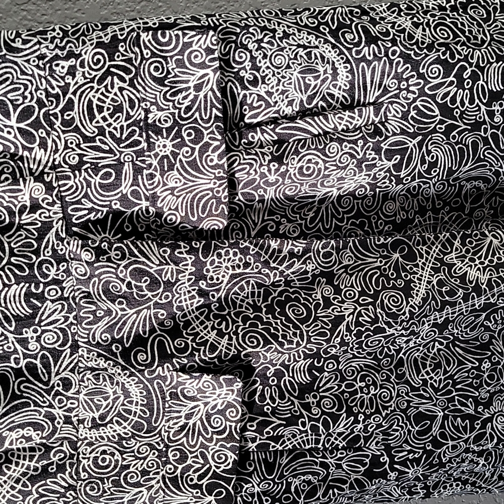 Tory Burch Paisley Doodle Sheath Dress In Black & Whi… - Gem